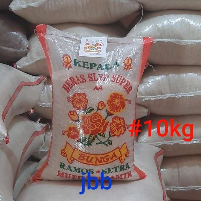 Jual BERAS MEDIUM SETRA RAMOS CAP BUNGA 10KG di Seller JURAGAN BERAS ...