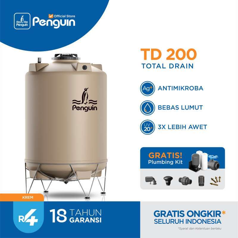 Jual Penguin Tangki Air | Toren Air | Tandon Air TD 200 2000 liter di ...