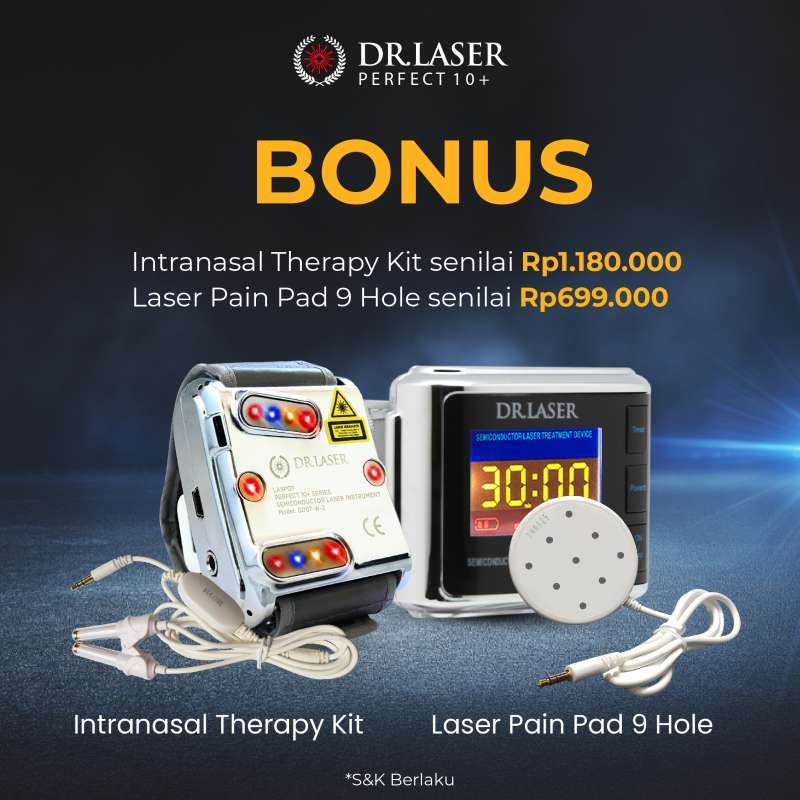 Promo Dr Laser Perfect 10 Plus + Laser Pad Membantu Proses Pemulihan ...