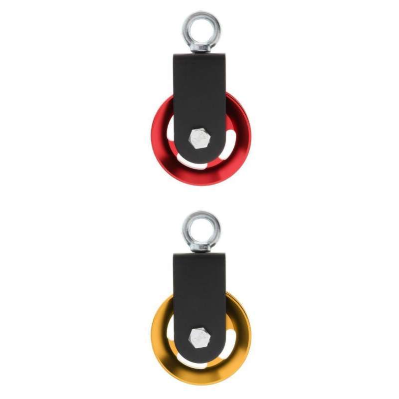 Jual 2x Silent Fitness Pulley, 360 Degree Rotation Traction Wheel ...