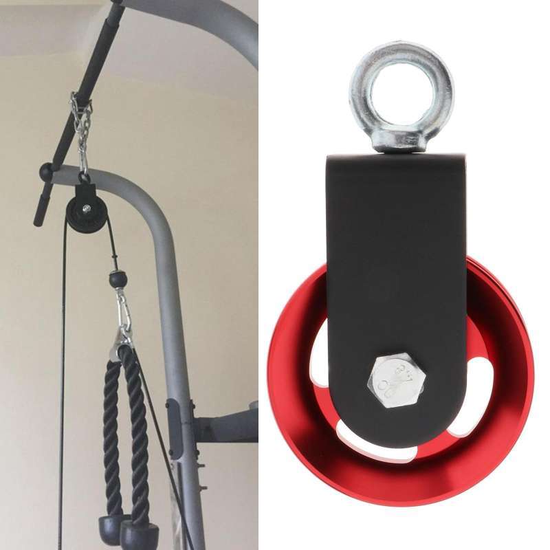 Jual 2x Silent Fitness Pulley, 360 Degree Rotation Traction Wheel ...