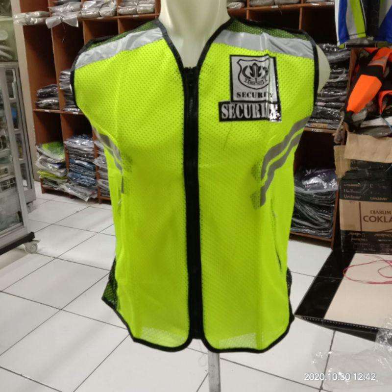 Jual Rompi jaring Securitu | Rompi Security Hitam jaring tipis | Rompi ...