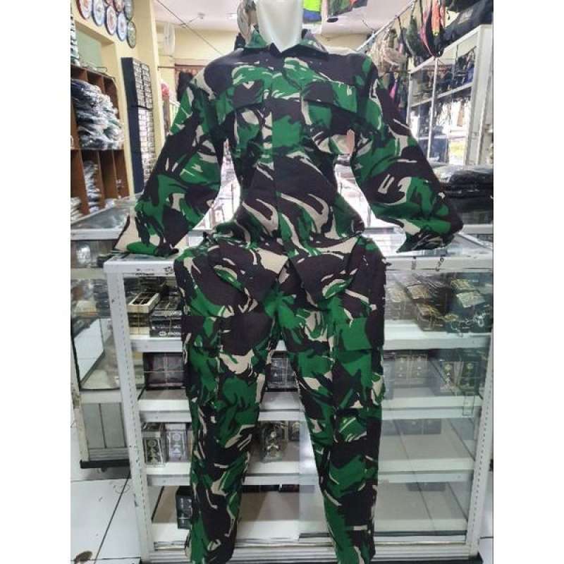 Jual Seragam Baju Pdl Tni Ad Doreng Loreng Malfinas Malvinas Bahan Veldbed Velbet Pelbet - S2 Di ...