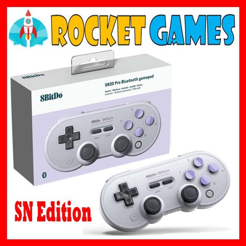 Jual 8bitdo SN30 Pro Bluetooth Gamepad Gray Edition Switch Windows ... Jual 8bitdo SN30 Pro Bluetooth Gamepad Gray Edition Switch Windows ...