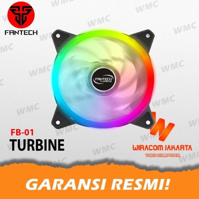 Jual Fantech Fan Casing Rgb 12Cm Turbine Fb301 Single Fan - Multicolor ...