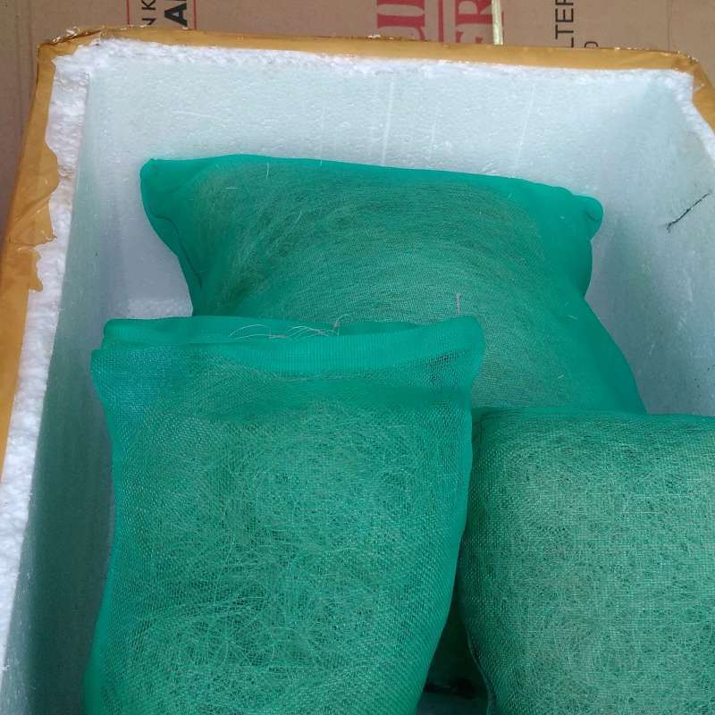 Jual jaring nelayan untuk media filter kolam ikan koi sudah pakai ...