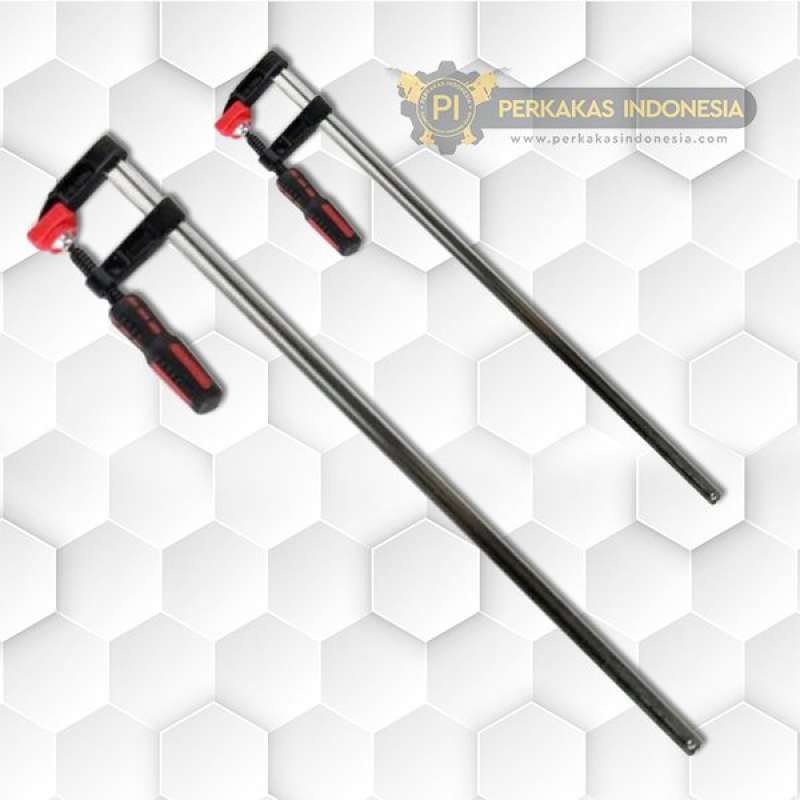 Jual New Clamp Klem F Alat Press Penjepit Kayu 500x80 Mm Heavy Duty ...