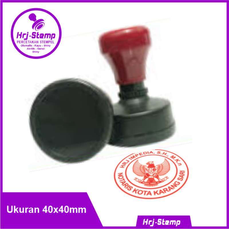 Promo Cetak Stempel Otomatis 1 Warna Ukuran Stadnar Stempel Notaris ...