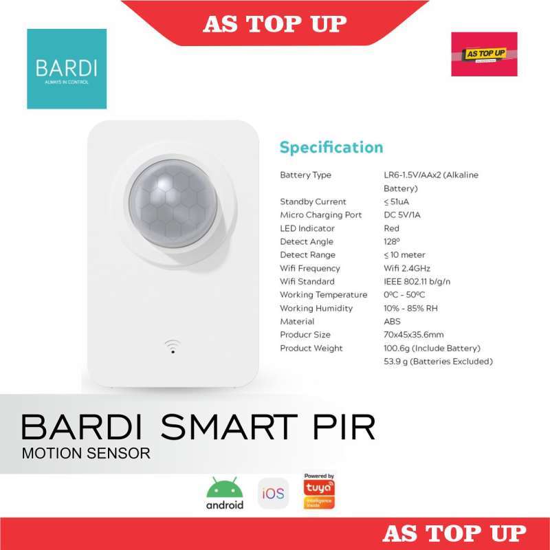 Jual Bardi Indonesia PIR Motion Sensor di Seller ASTOPUP OFFICIAL STORE ...