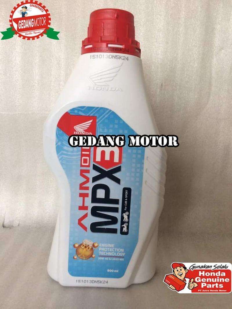 Promo OLI MOTOR OLI MPX 3 800ml OLI AHM UNTUK SEPEDA ASLI HONDA Diskon ...