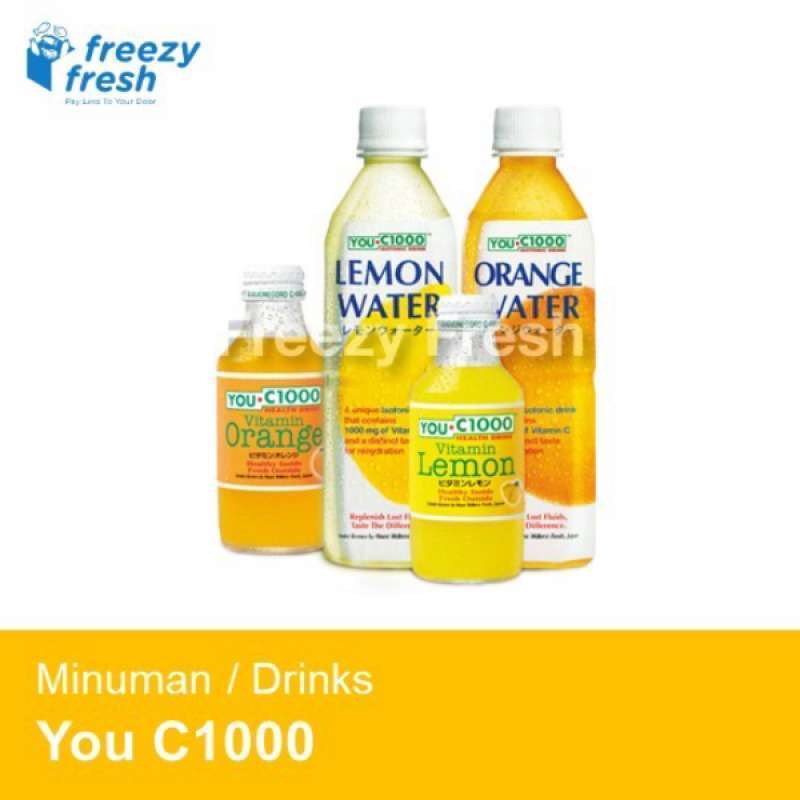 Jual You C1000 Isotonik Water, Rasa Orange Water, Ukuran 140ml di ...