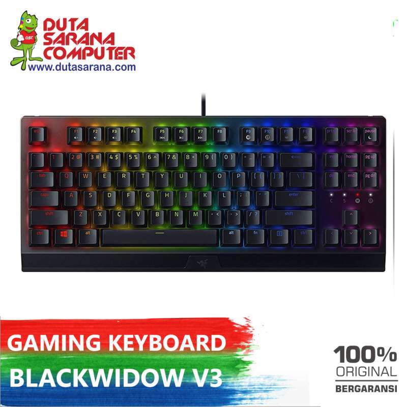 Promo Razer Keyboard Blackwidow V3 TKL Tenkeyless Mechanical Gaming ...