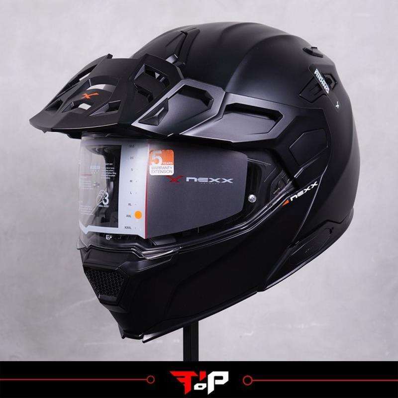 Jual Nexx X Vilijord Modular Plain Black Matt Helmet Flip Up Helm Full ...