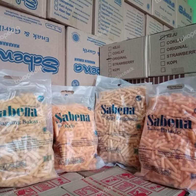 Jual Snack Sabena Stick Balado Jajanan Kiloan 360g Di Seller Senja ...