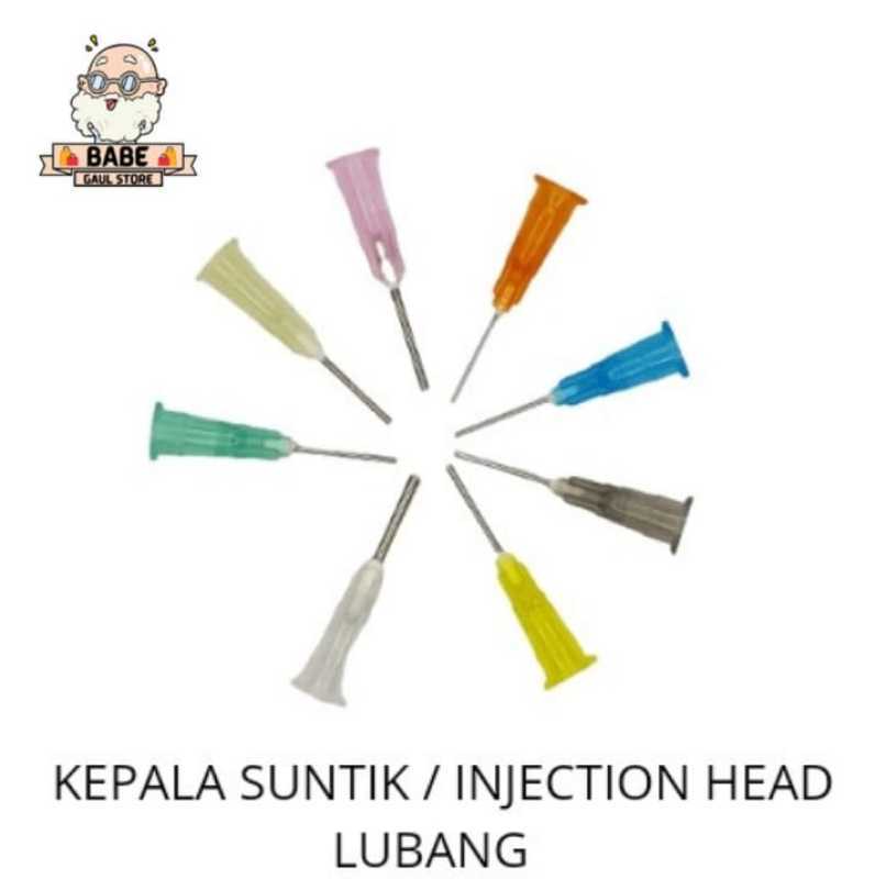 Jual KEPALA JARUM SUNTIK INJECTION HEAD LUBANG - HIJAU 0.8MM di Seller ...