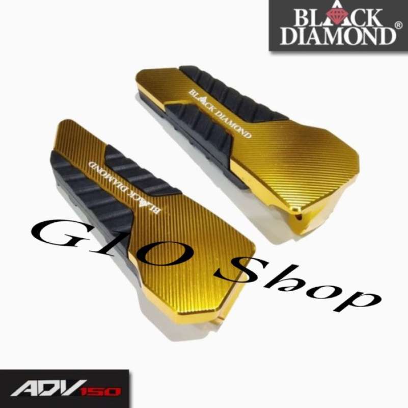 Jual Footstep / Foot Step Belakang CNC Black Diamond Motor Honda ADV ...