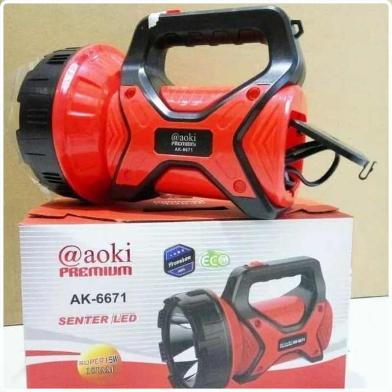 Jual Senter Led Besar Jumbo Aoki - Senter Satpam Sekurity Hansip Kode ...