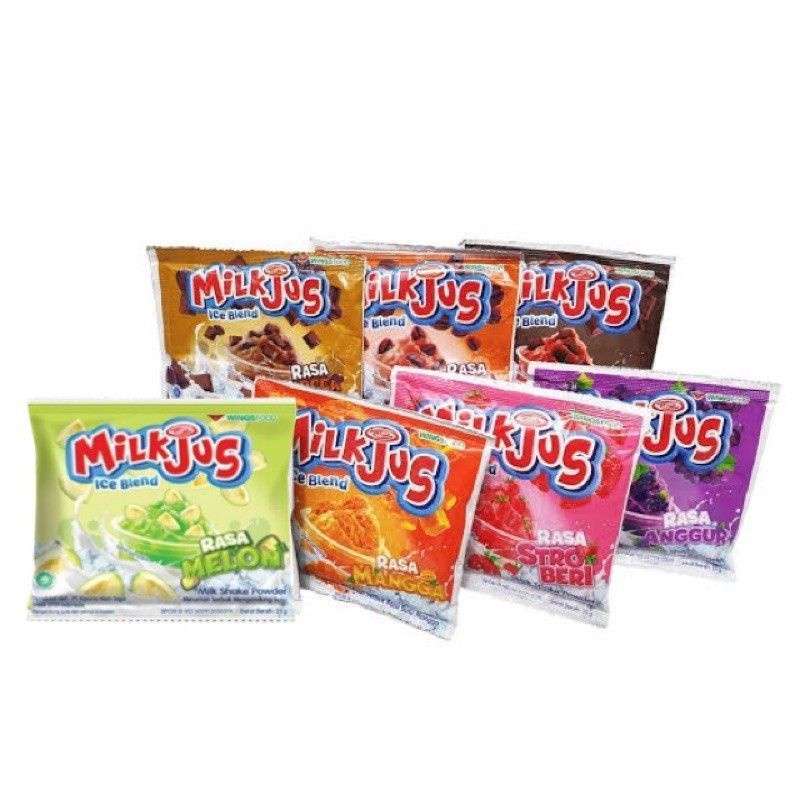 Promo Milk jus Ice Blended Minuman Serbuk Instan Kemasan Renceng Isi 10 ...