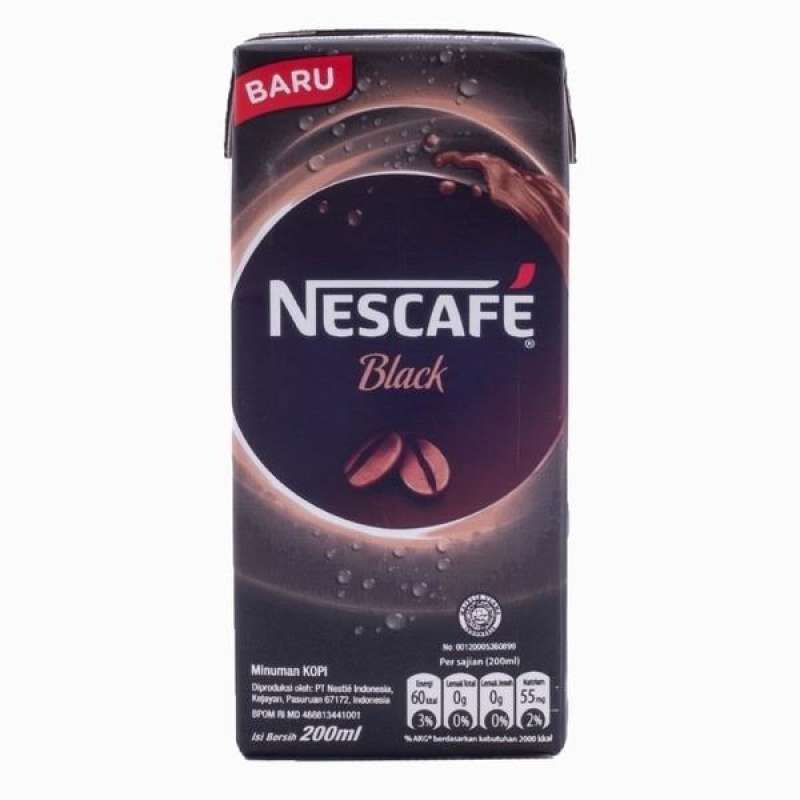 Jual NESCAFE BLACK UHT TP 200ML di Seller faeyzafoods - Pondok Cabe ...