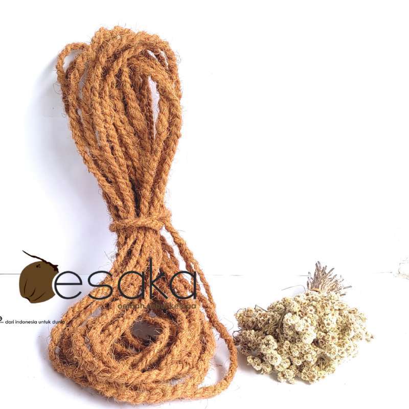 Promo TALI IKAT BAMBU 8MM PANJANG 20 METER/TALI SABUT KERAJINAN/TALI ...