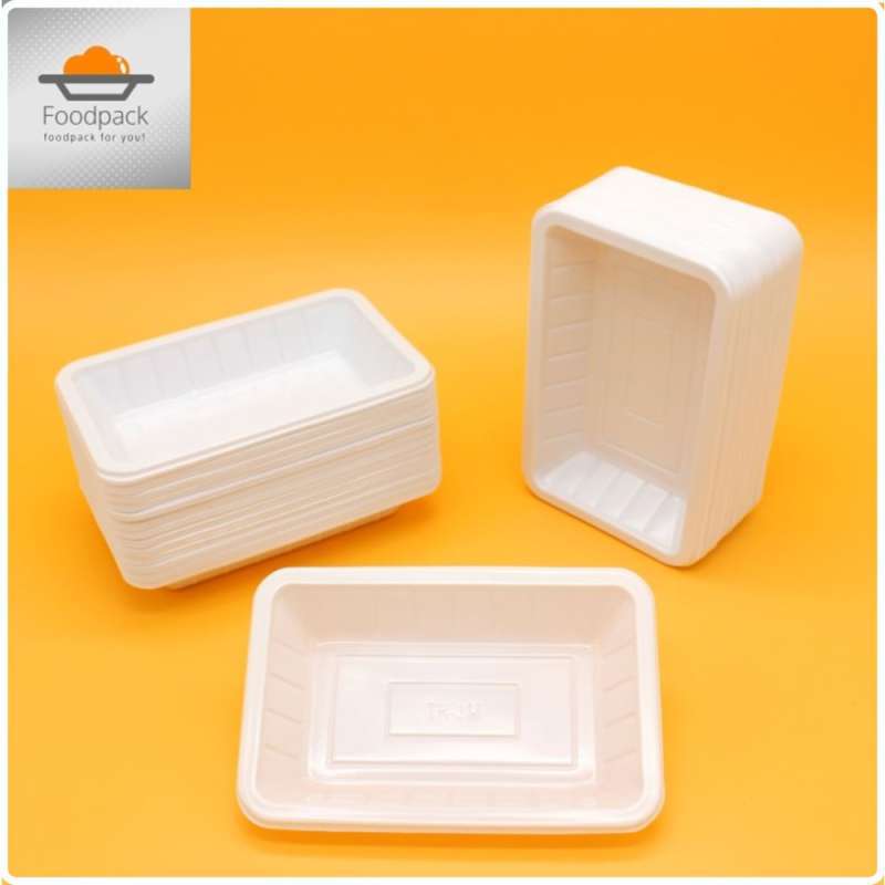 Jual Mika Tray Putih Alas Tempat Wadah Buah Sayur Daging Kue Kode 101 ...