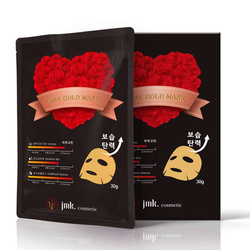 Jual Jmk Cosmetics Gold Mask Pack - Black [3 Box/30 Pcs] Di Seller ...