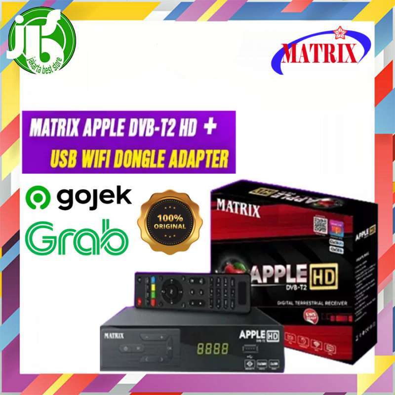 Jual MATRIX APPLE DVB-T2 SET TOP BOX RECEIVER TV DIGITAL di Seller jakarta best store ...