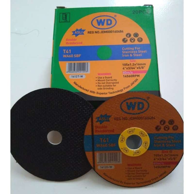 Jual WD 4 Batu Gerinda 4 in inch gurinda potong Cutting Wheel Termurah ...
