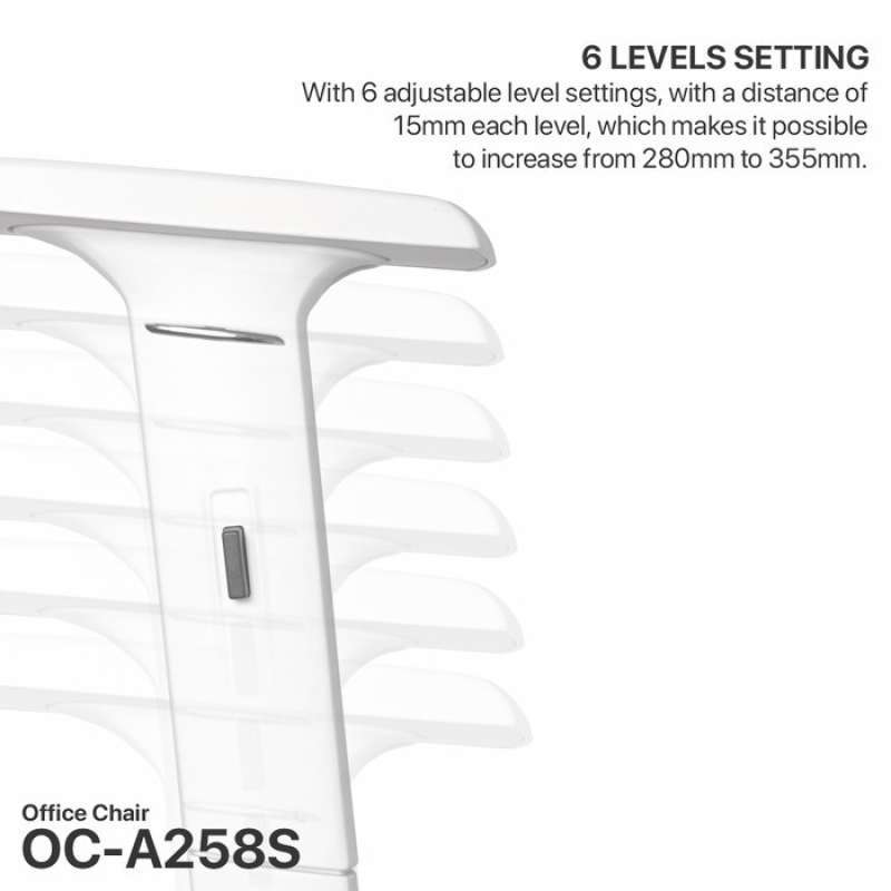 Jual Fantech Kursi Kerja Kantor Oca258s 1d Arm Rest Naik Turun Premium ...