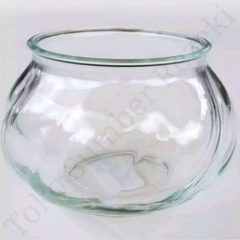 Jual Tangki Aquarium Air Beling Tank Vas Pot Kaca Bening Model Labu ...