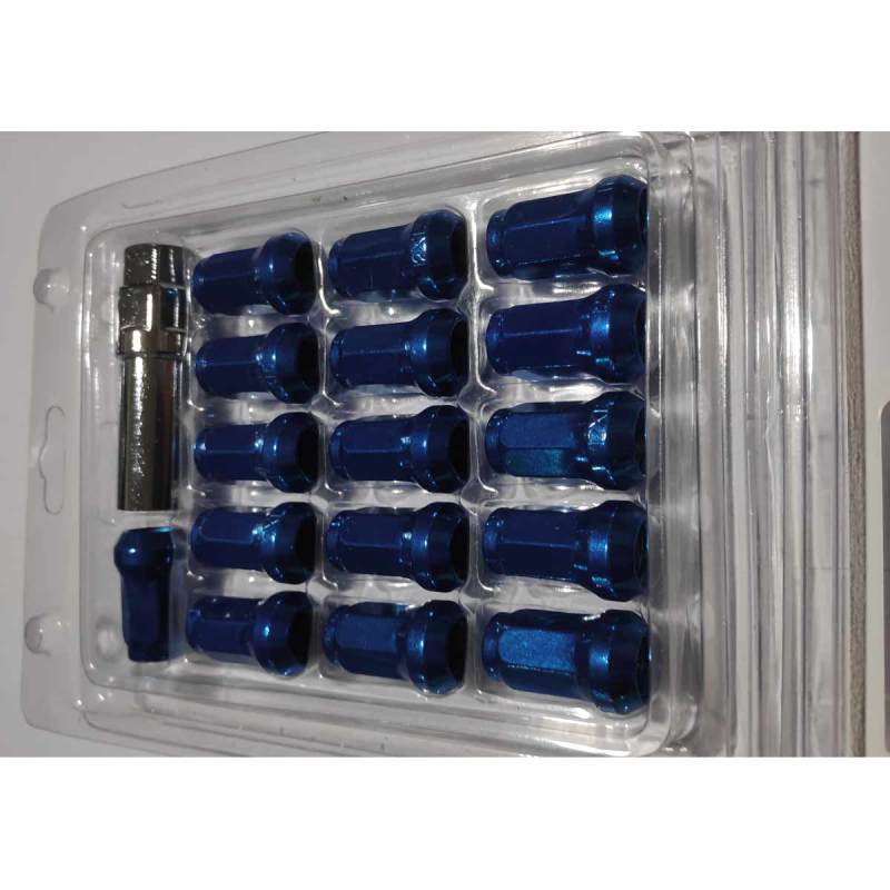 Jual Angris Racing Max Guard Lock Nut Roda with Kunci - Blue [Ukuran 12 ...