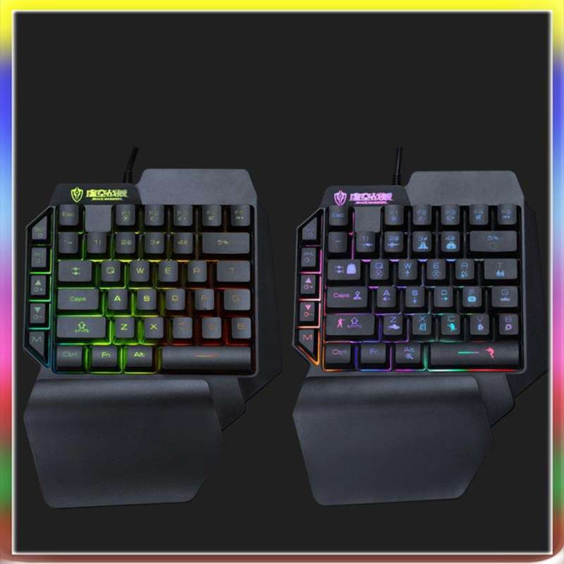 Jual ☆+i☆ Small Keyboard One-handed Game Mechanical Keyboard Left Hand ...
