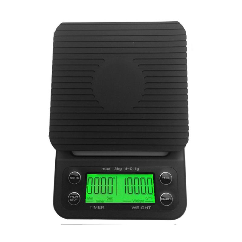Jual Timer Scale 3 Kg Timbangan Kopi Digital Coffe Portable Tray Akurat ...
