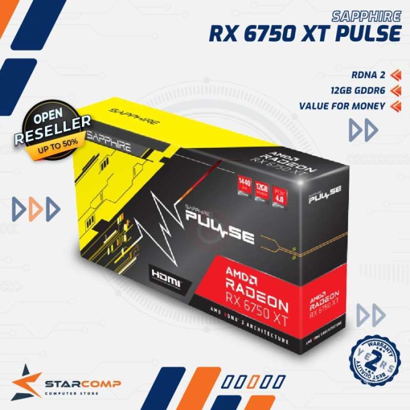 Jual SAPPHIRE PULSE AMD Radeon™ RX 6750 XT Gaming OC 12GB GDDR6 ...