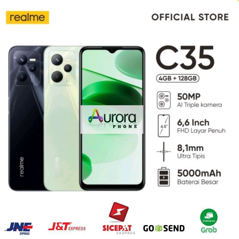 Promo Realme C35 [4GB-128GB] 5000mAh Battery 50MP AI Triple Camera ...