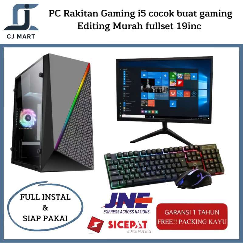 Promo Cpu pc rakitan Gaming i5 cocok buat gaming editing murah fullset ...