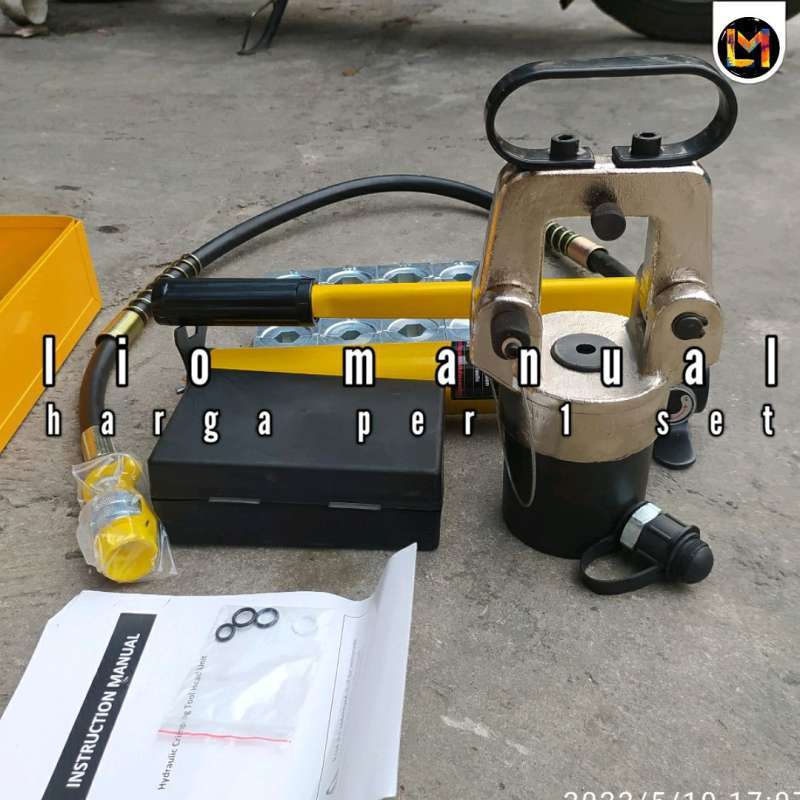 Jual Tang Press Skun Hidrolik 400mm Set Hydraulic Crimping Tools Di ...