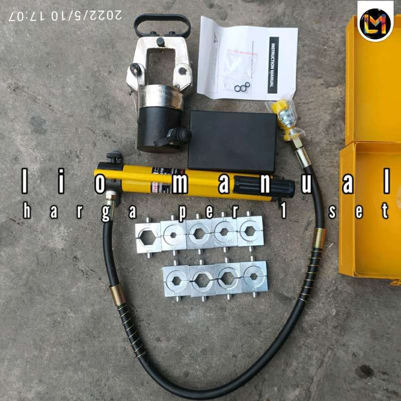 Jual Tang Press Skun Hidrolik 400mm Set Hydraulic Crimping Tools Di ...