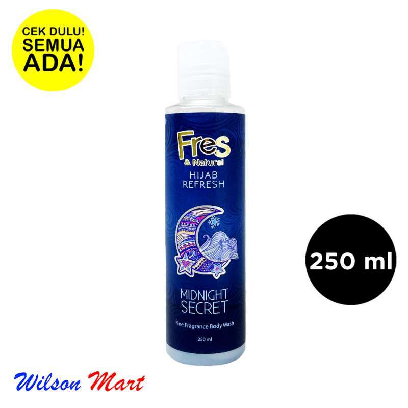 Jual Fres And Natural Hijab Refresh Midnight Secret 250 Ml Body Wash ...