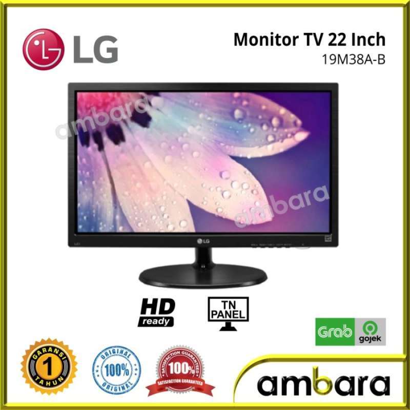 Jual Monitor Lg 19m38a-b.ati (lg 18.5hd/200nits/gtg 5ms/d-sub) Di ...