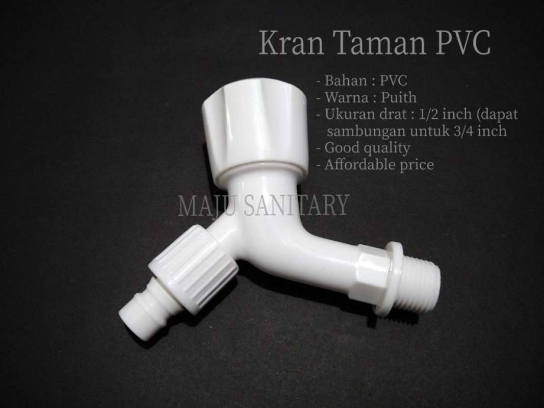 Promo Kran Taman Pvc Murah Kran Air Taman Pvc Putih Kran Air Kamar ...