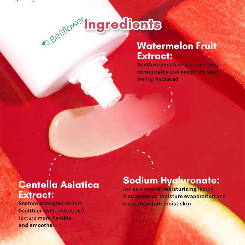 Jual Bellflower Watermelon Fresh Sunscreen Spf 50+ Pa++++ Di Seller ...