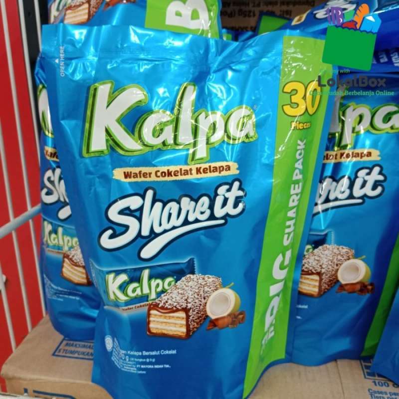Jual KALPA WAFER COKLAT KELAPA ISI 30 PCS di Seller Odettee Shop ...