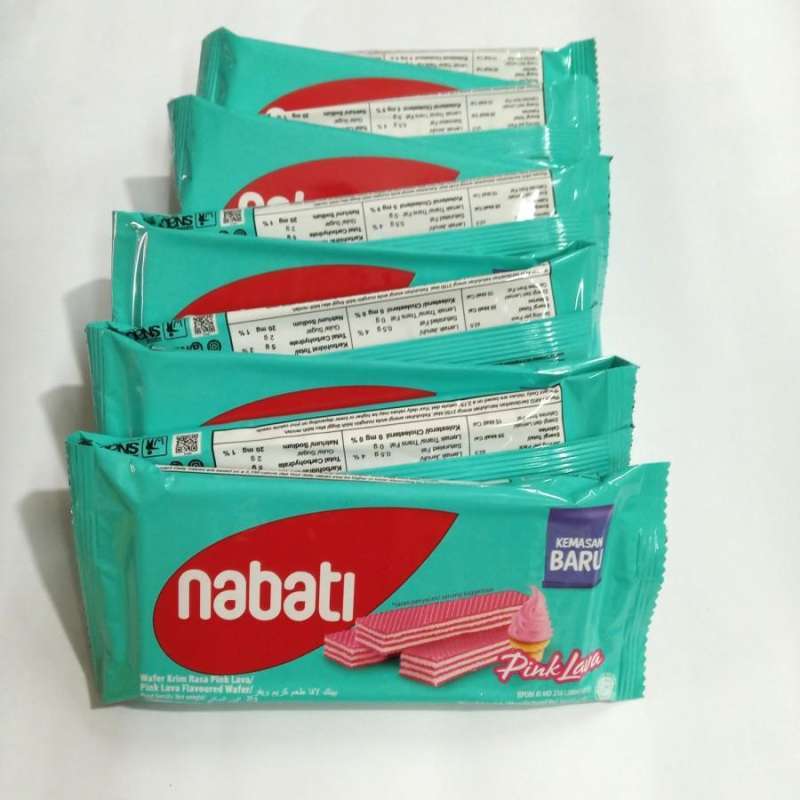 Jual Wafer Nabati @20gr/Nabati Wafer/1 renceng isi 10pcs@20gr - Pink ...