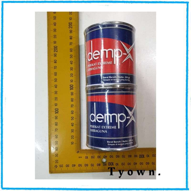 Jual Bahan bangunan Lem Epoxy Demp-X 2 komponen. 0.5 kg set 250 gram ...