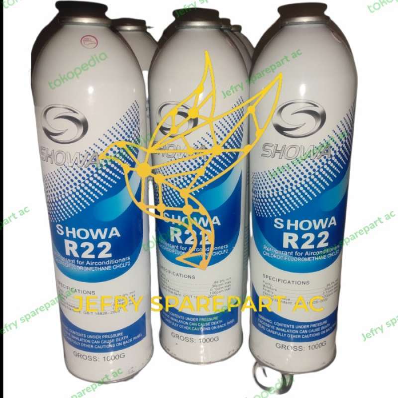 Jual Freon R22 Showa refrigerant 1kg kaleng di Seller Briellee_shop - Wanasari, Kab. Bekasi | Blibli