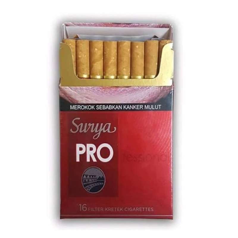 Promo Surya Pro Merah Rokok [16 Batang/ 10 Pcs/ Slop] Diskon 4% Di ...
