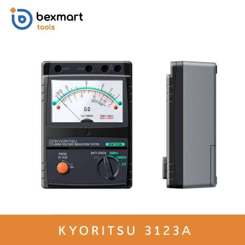 Jual KYORITSU 3123A High Voltage Insulation Tester 10KV Analog ...