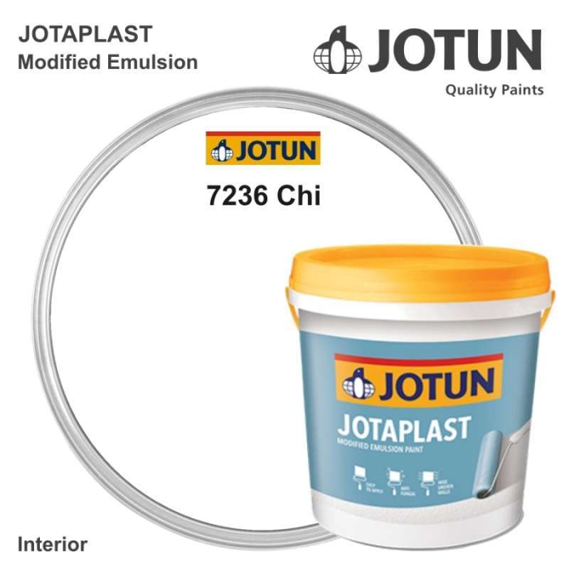 Jual Cat Tembok Jotun Jotaplast Putih CHI 7236 3,5 Liter di Seller Roda ...
