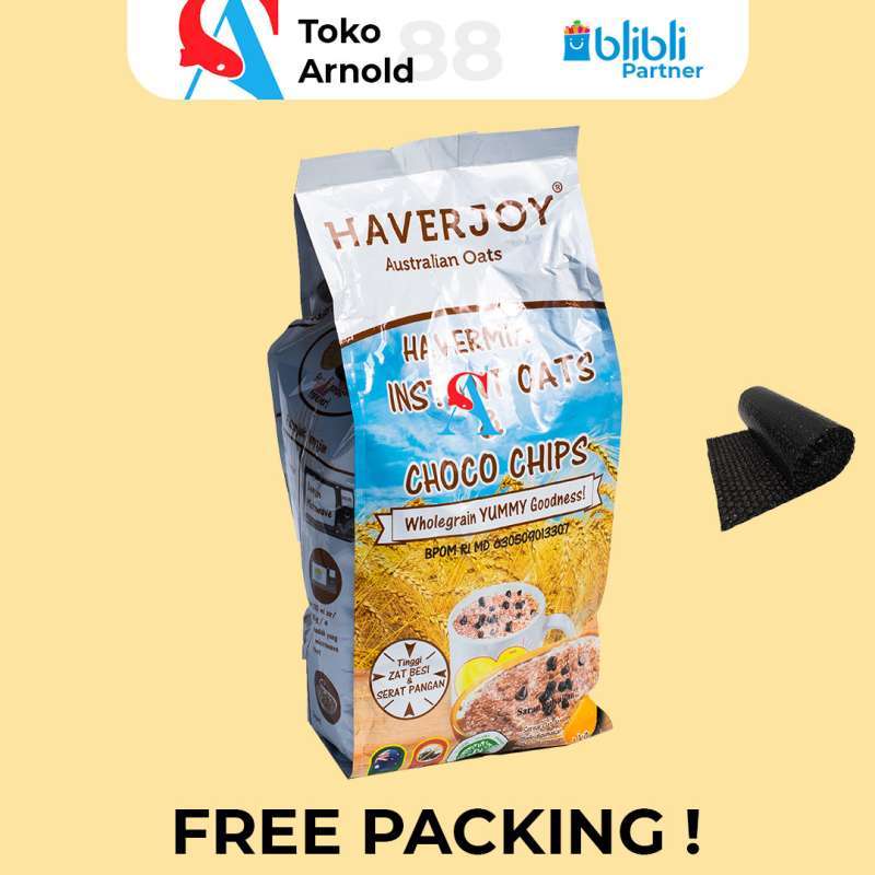 Jual haverjoy havermout instant oats & choco chips 1kg di Seller ...